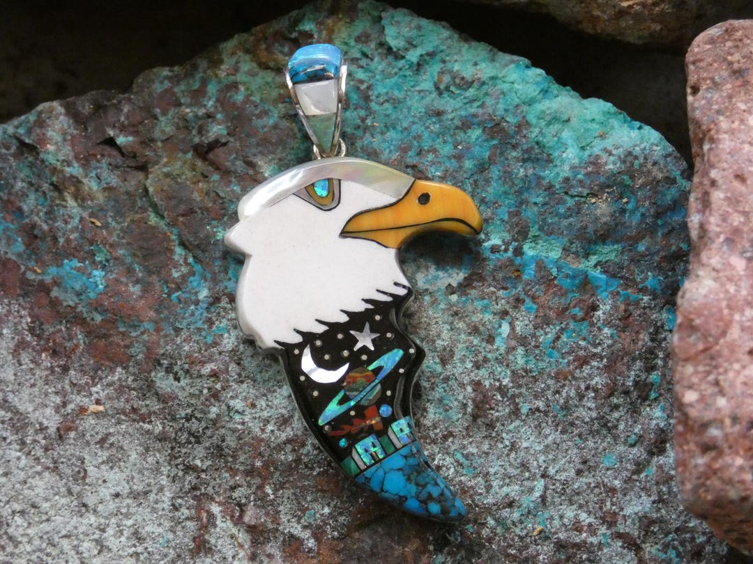 Native American Inspired Eagle With Gorgeous Night Sky Full of Life ...