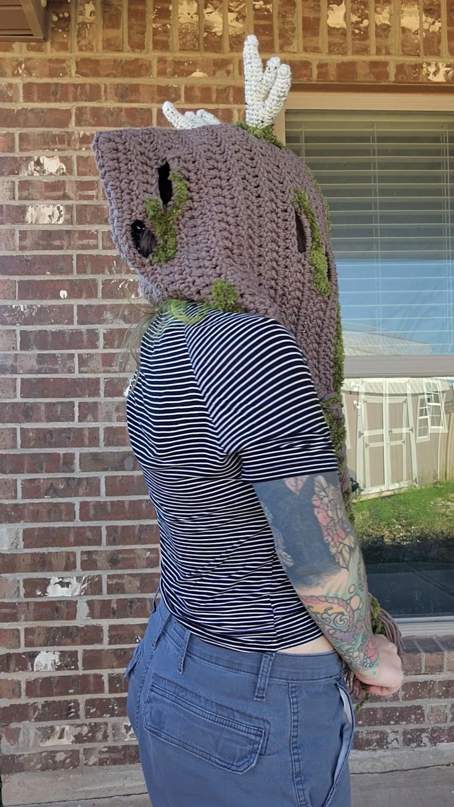 Mossy Druid Hood Crochet Pattern - Etsy