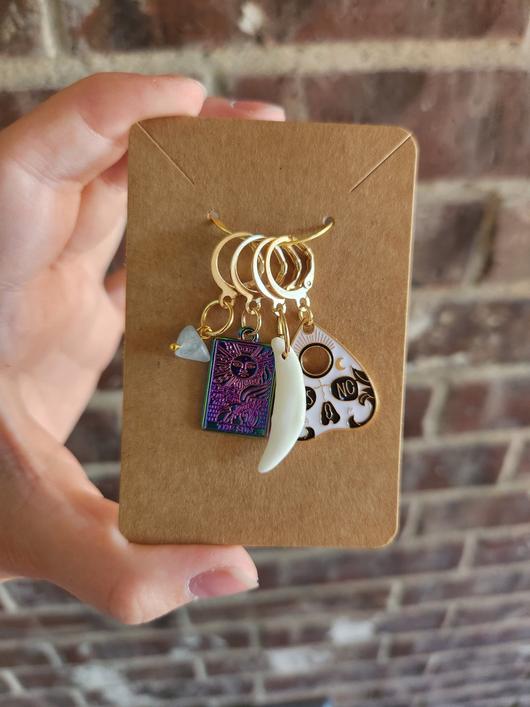 Gold Goblin Treasure Crochet Knit Stitch Markers - Etsy