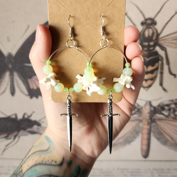 Uranium Glass Sword - Etsy