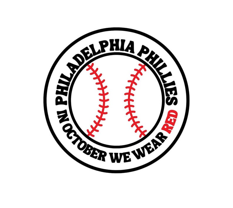 Phillies Red October Png,svg,jpg - Etsy