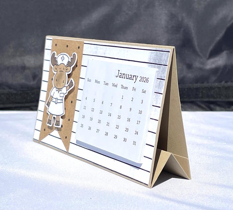 2026 Nurse Stand up Desk Calendars - Etsy