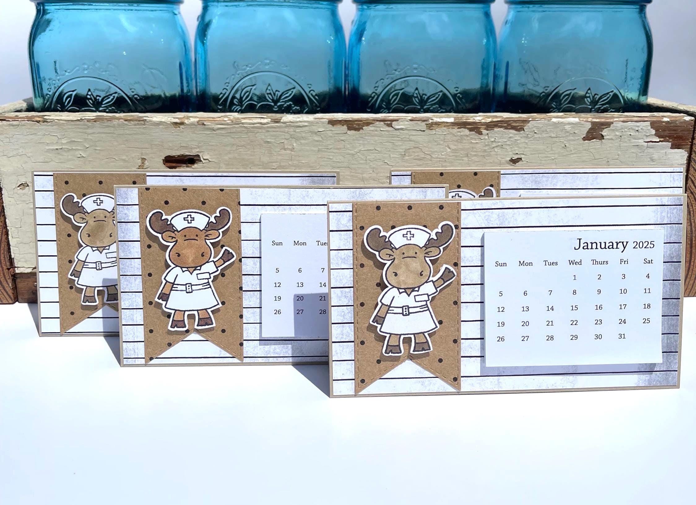 2025 Nurse Stand up Desk Calendars - Etsy