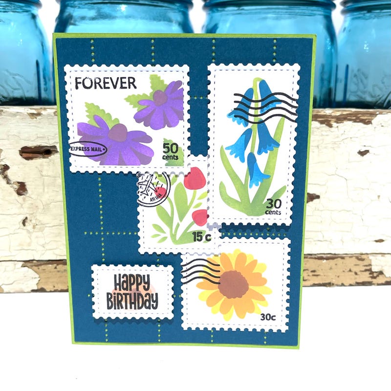 Greeting Card Stamp - Etsy