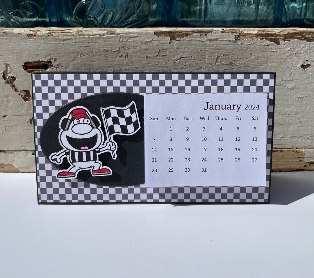 2024 Racing Stand up Desk Calendar - Etsy