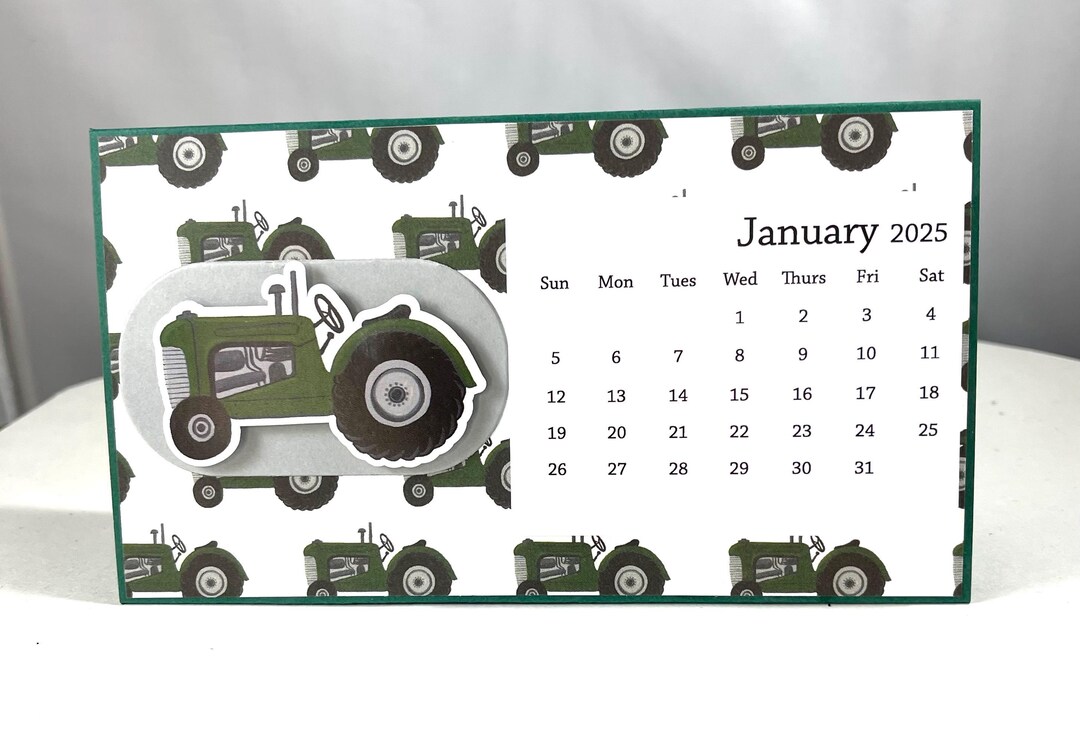 2025 Tractor Stand up Desk Calendar - Etsy