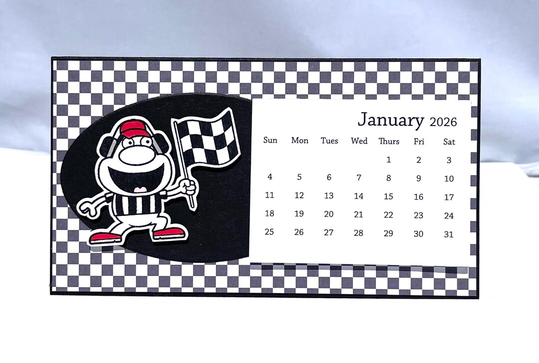 2026 Racing Stand up Desk Calendar - Etsy
