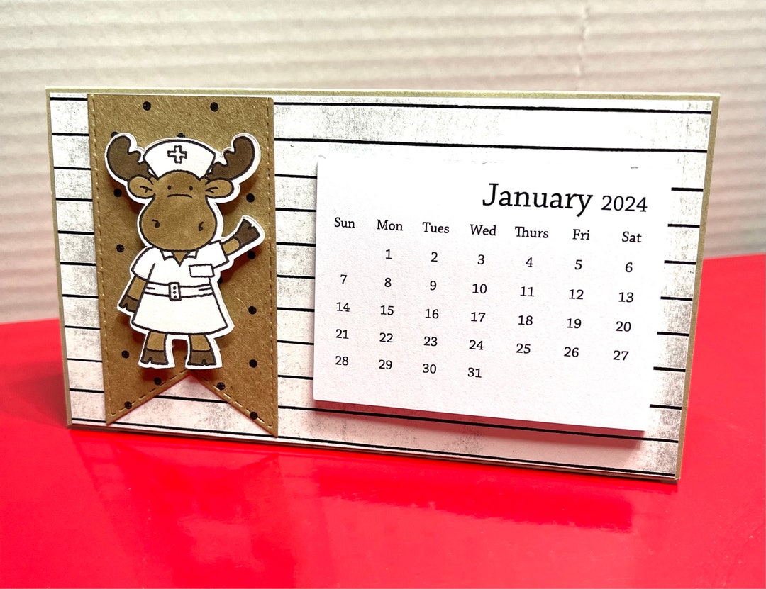 2024 Group of 35 Nurse Stand up Desk Calendars - Etsy
