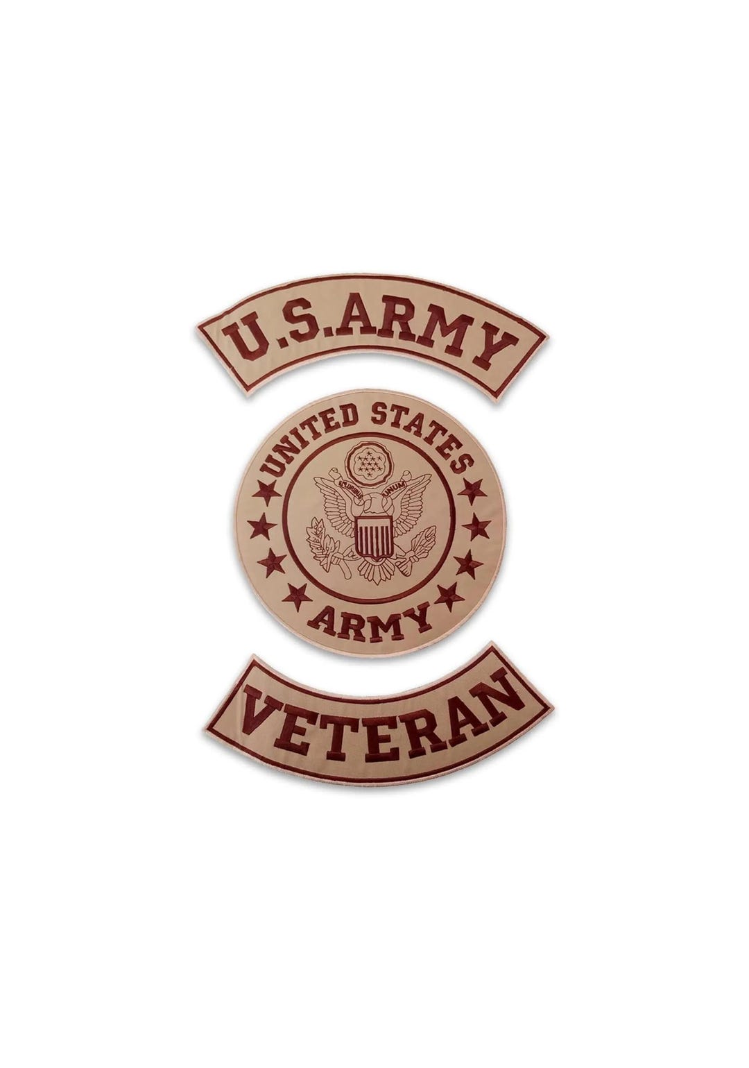 US Army Veteran Patches Set for Veteran Biker Motorcycle Vest Jacket ...