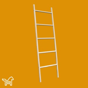 Wooden Clothes Ladder - Straight, 120cm X 40cm - Quality, Towel ...