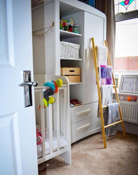 Wooden Clothes Ladder Straight 120cm X 40cm Quality | Etsy