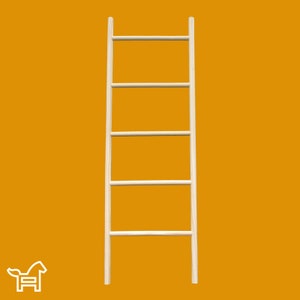 Wooden Clothes Ladder - Straight, 120cm X 40cm - Quality, Towel ...