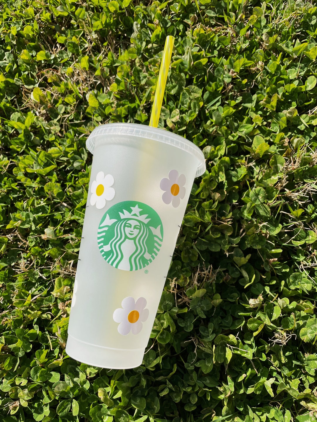 Daisy Reusable Starbucks Cold Cup - Etsy