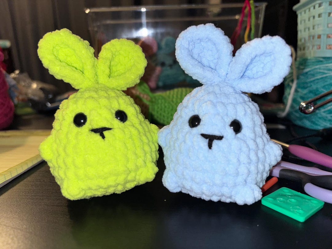 Desk/corner Buddies Crochet Bunny - Etsy