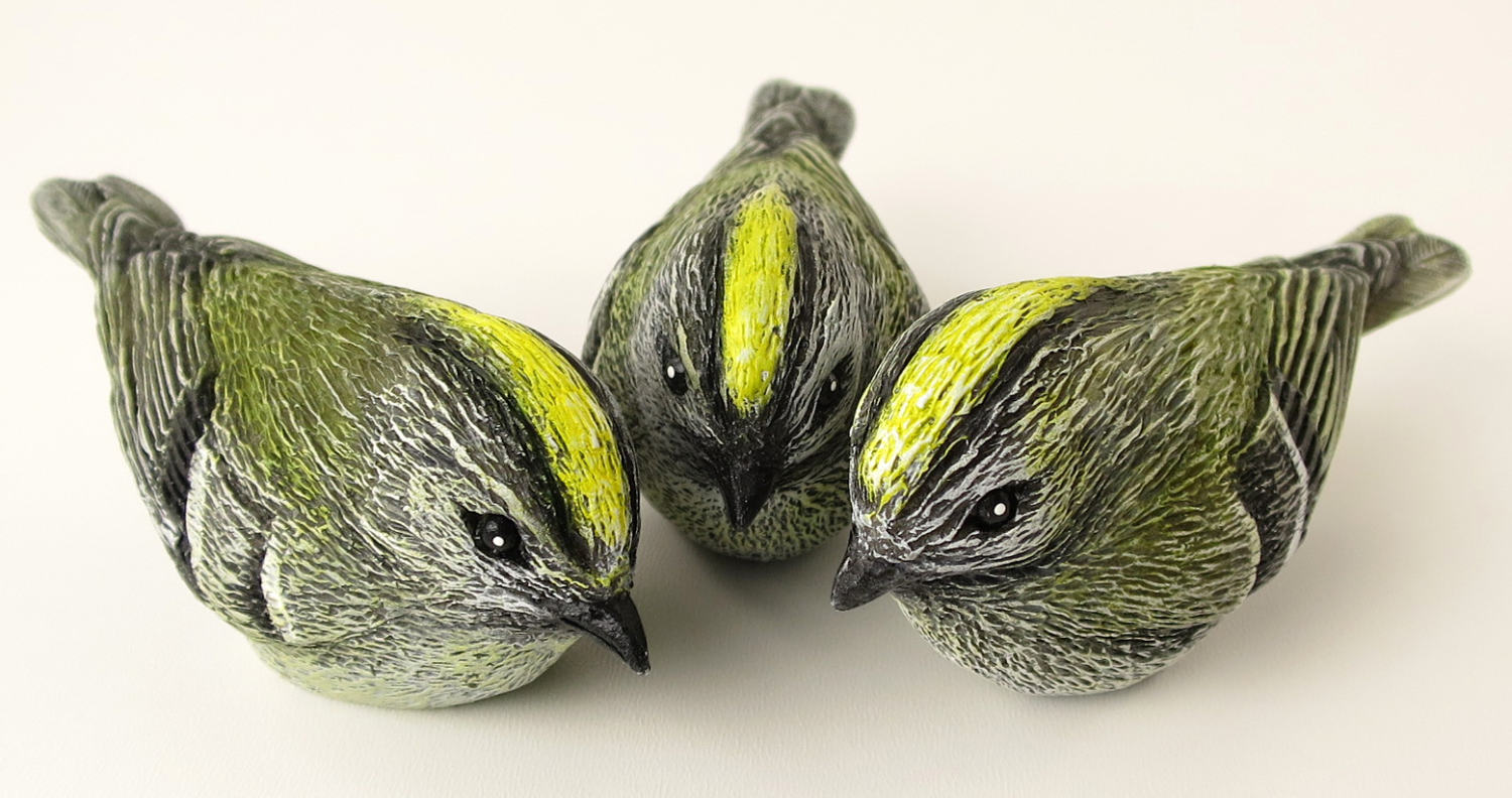 Magnet Kinglet Bird Figurine Magnet Goldcrest Bird Statue Magnet - Etsy