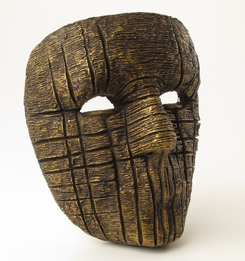 Bronze Mask Golden Black Death Eater Mask Scary Mask Creepy - Etsy UK