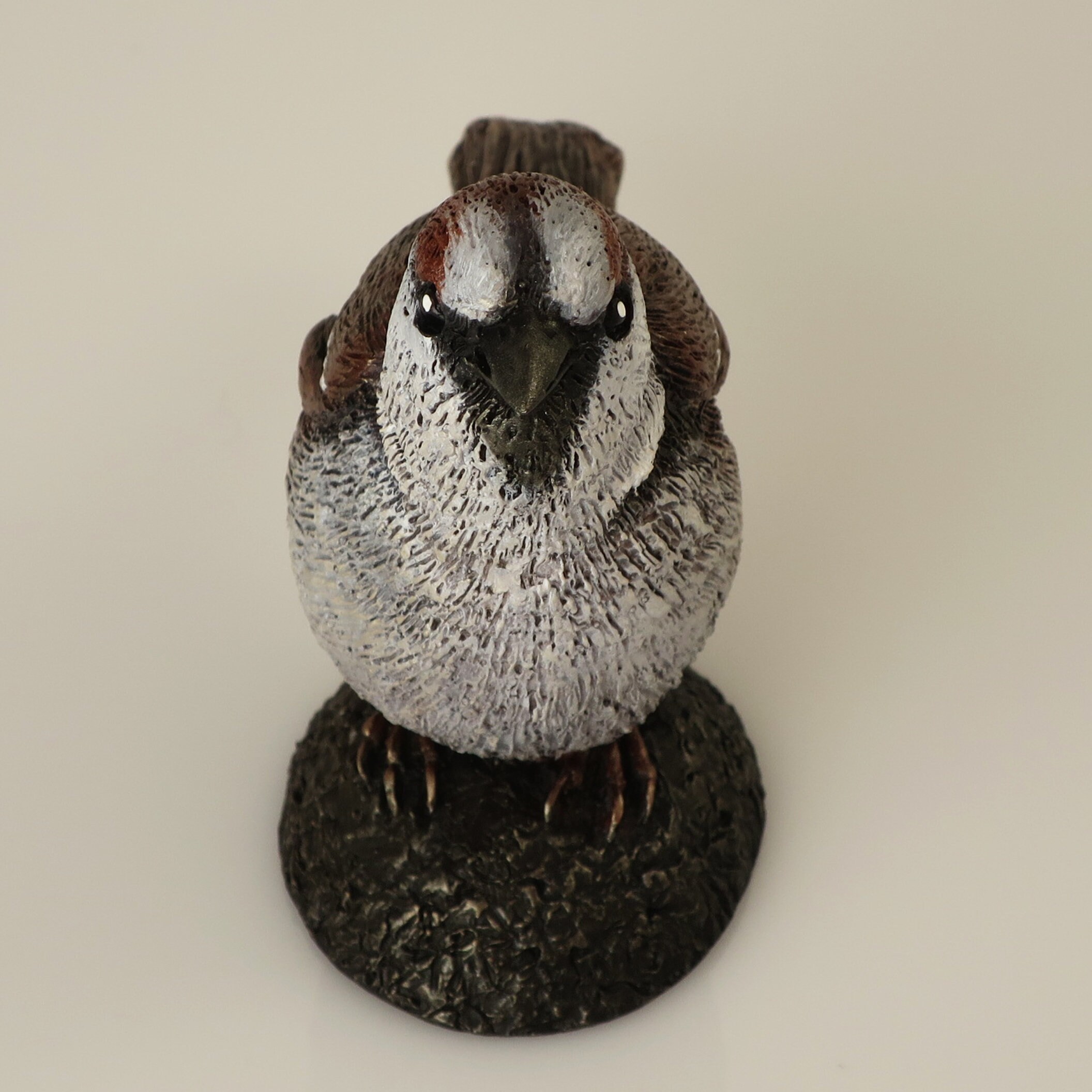 House Sparrow Bird Statue Hand Cast Resin Figurine - Etsy