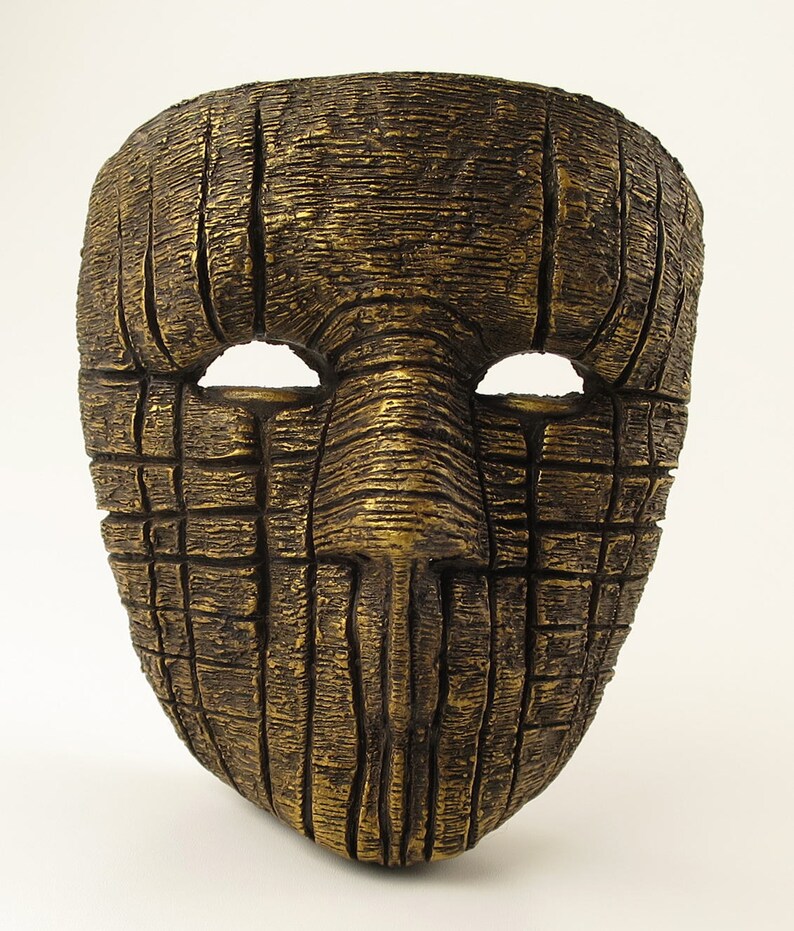 Bronze Mask Golden Black Death Eater Mask Scary Mask Creepy - Etsy UK