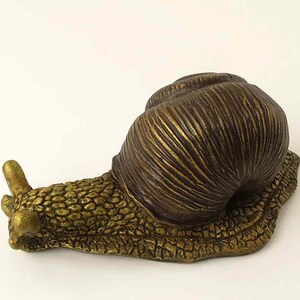 Imitation Bronze Snail Statue Hand Cast Resin Figurine - Etsy
