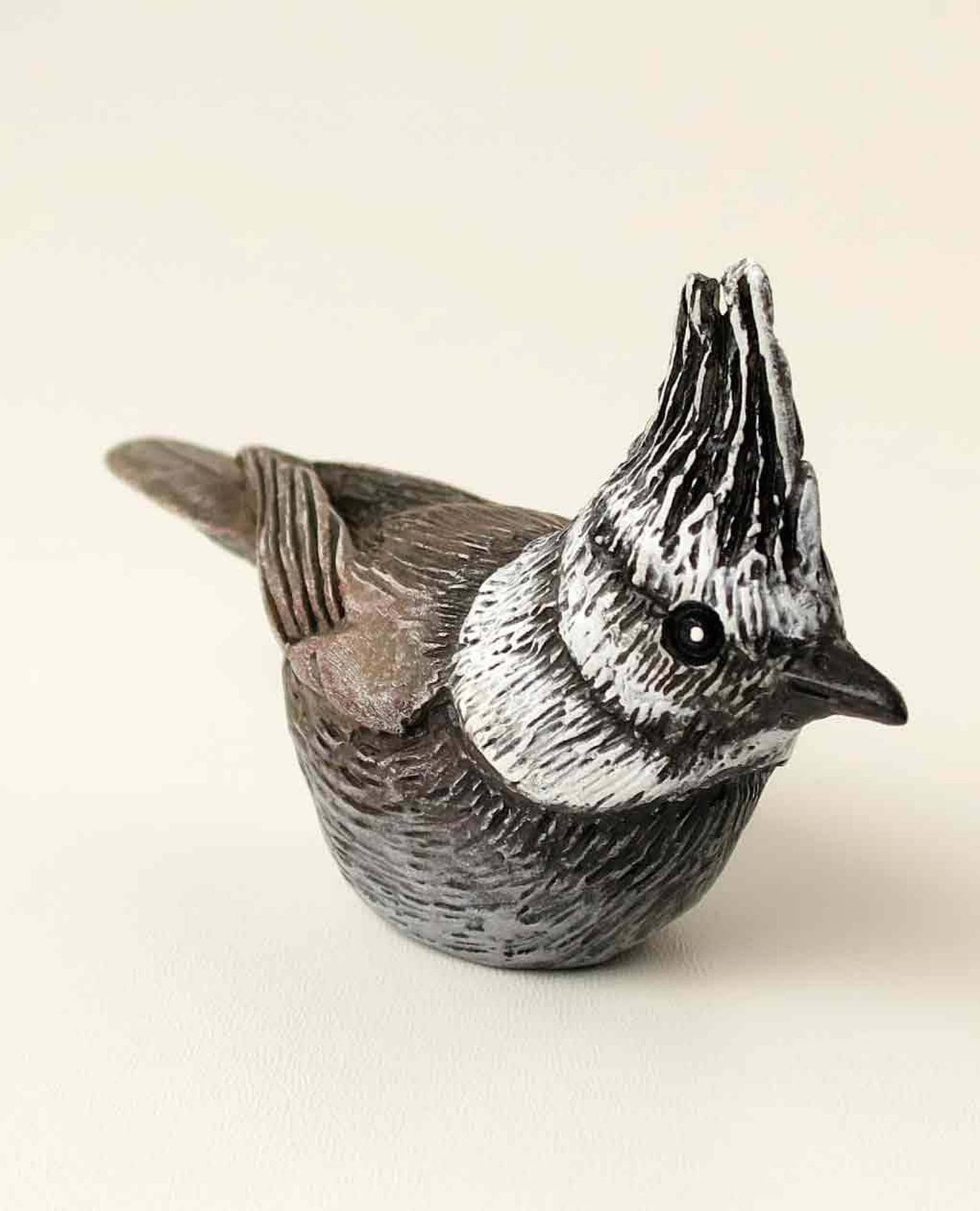 Magnet Crested Tit Bird Figurine Magnet Crested Tit Bird Statue Magnet ...