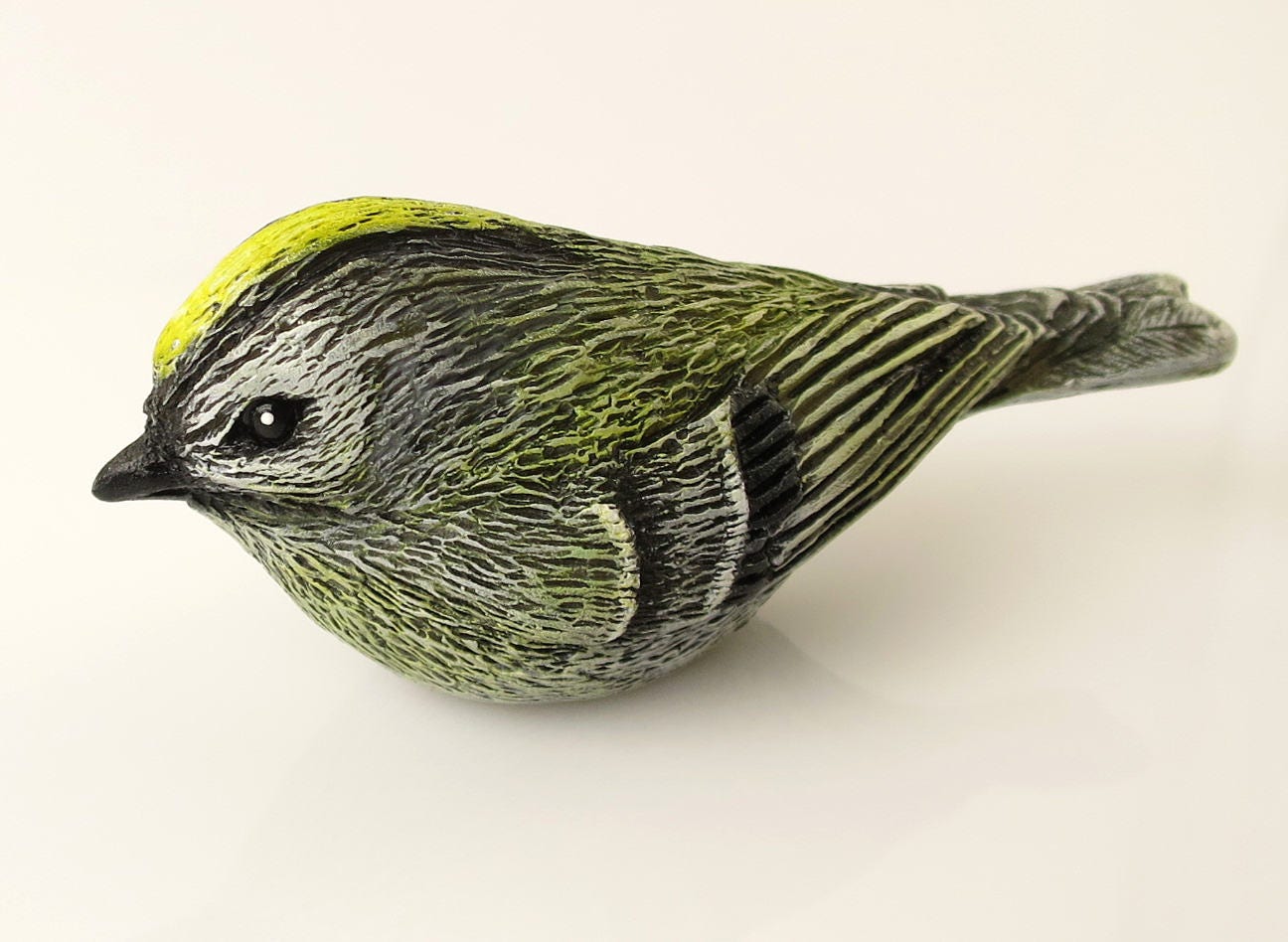 Magnet Kinglet Bird Figurine Magnet Goldcrest Bird Statue Magnet - Etsy