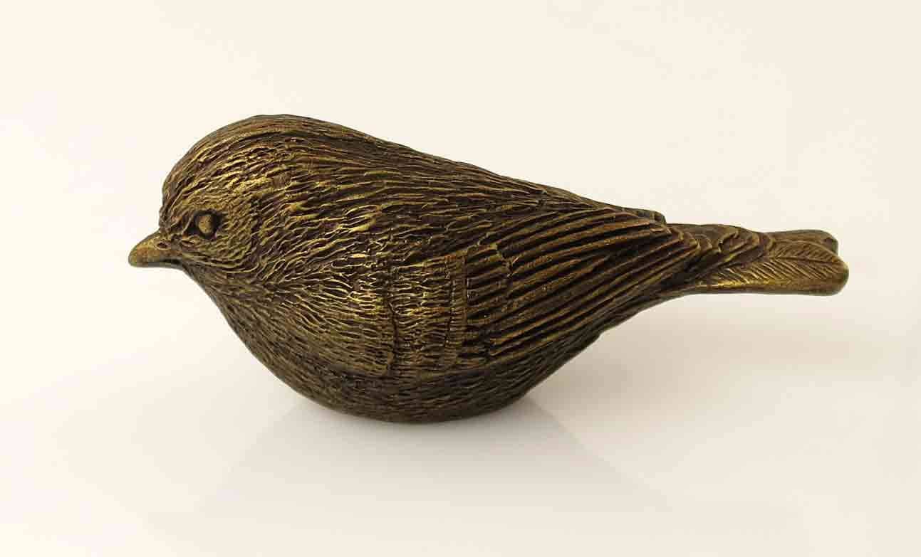 Imitation Bronze Kinglet Bird Figurine Crest Bird Statue - Etsy