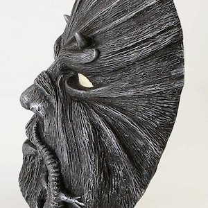 Lizard Mask Lizard Man Mask Forest Man Woodland Mask Creepy Mask Scary ...