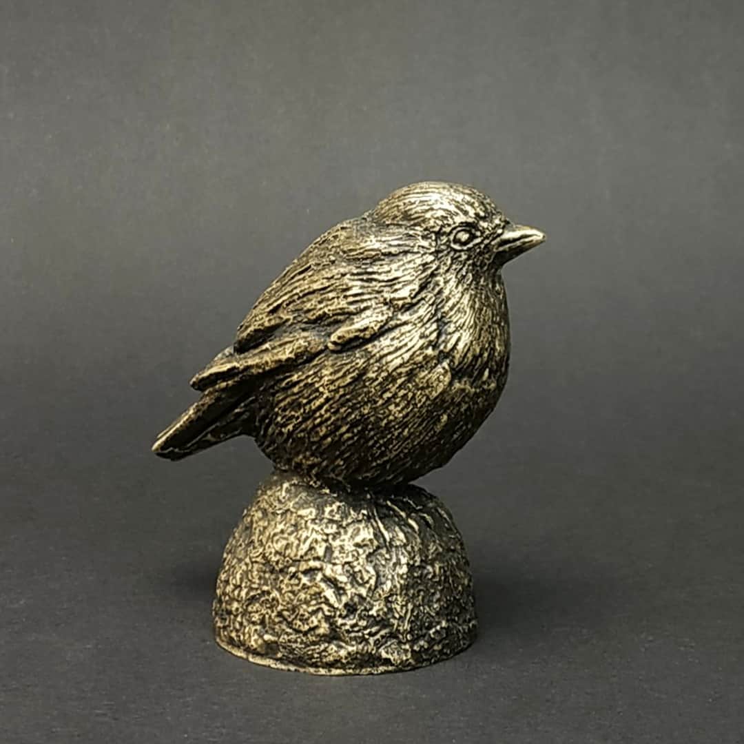 Bronze Robin Bird Statue Robin Bronze Figurine - Etsy