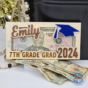 Personalized 5th Grade Graduation Money Holder, Elementary School ...