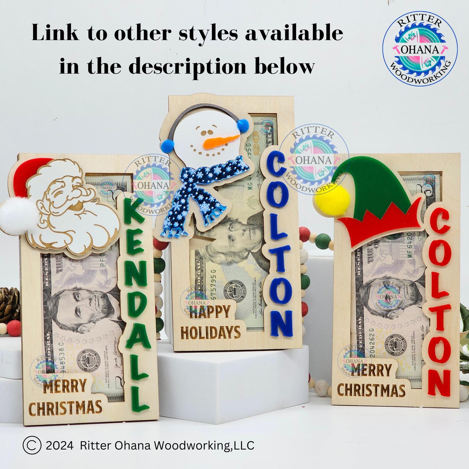 Personalized Christmas Money Holder, Stocking Stuffer for Teens, Elf ...