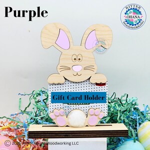 Personalized Easter Bunny Gift Card Holder, Teen Easter Basket, Adult ...