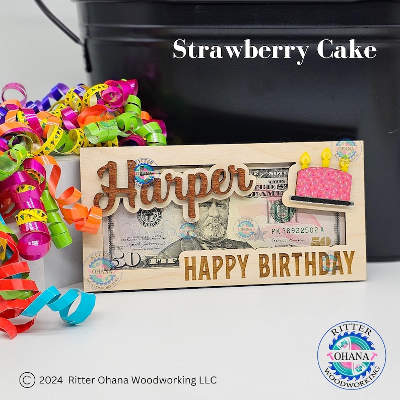 Personalized Birthday Money Holder, Birthday Money Box, Kids Birthday ...