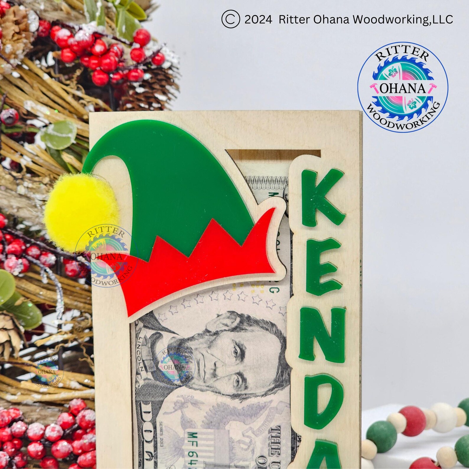 Personalized Christmas Money Holder, Stocking Stuffer for Teens, Elf ...
