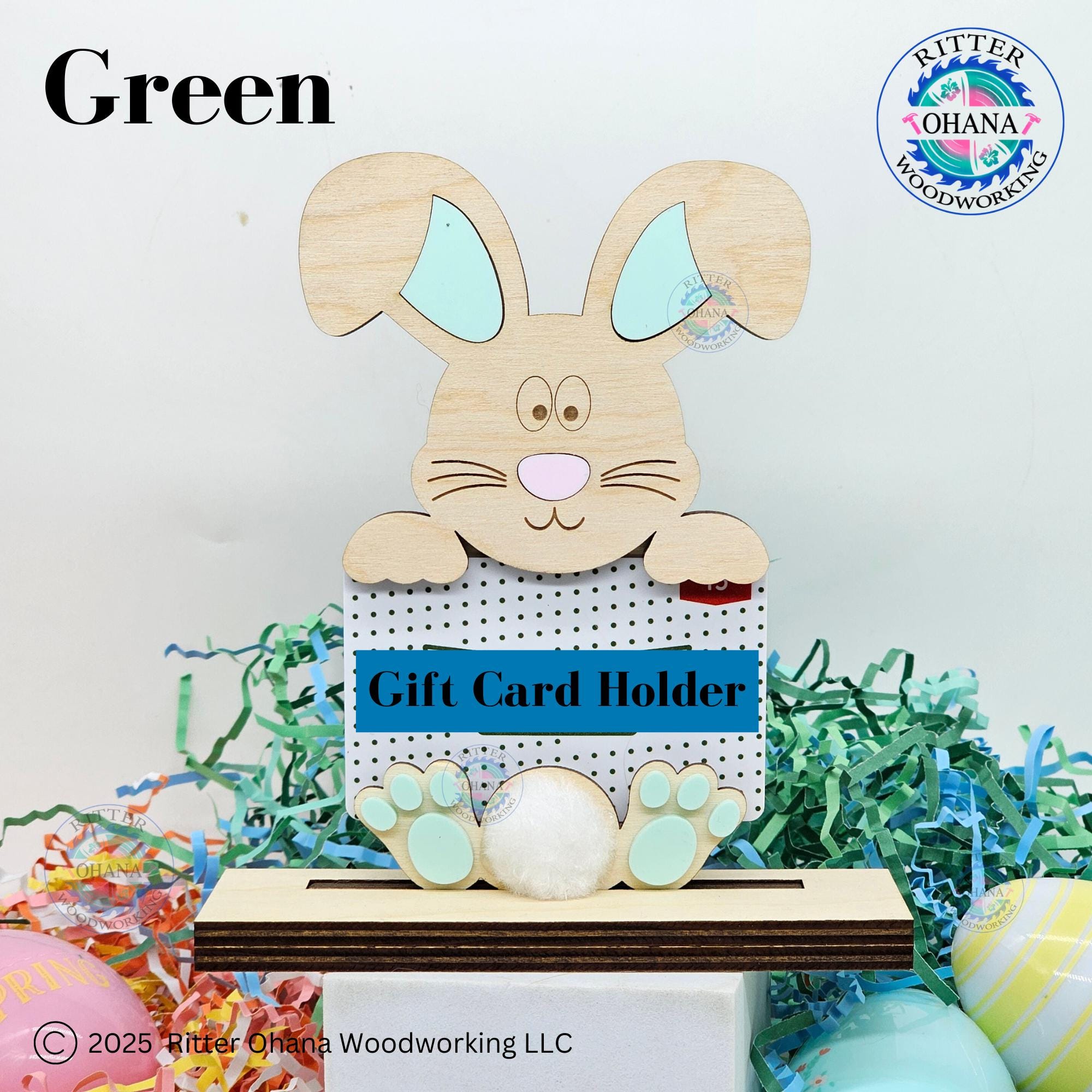 Personalized Easter Bunny Gift Card Holder, Teen Easter Basket, Adult ...