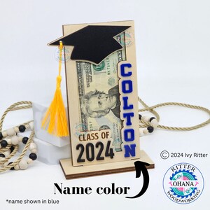 Personalized Graduation Money Holder, High School Senior Gift ...