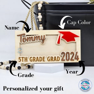 Personalized 5th Grade Graduation Money Holder, Elementary School ...