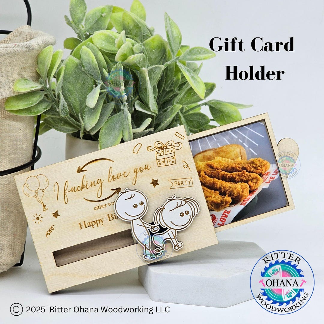 Birthday Gift Card Holder, Inappropriate Birthday, Dirty Birthday Card ...