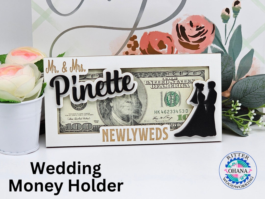 Personalized Wedding Money Holder, Wedding Money Box, Wedding Money ...