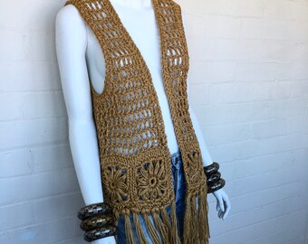 Macrame vest | Etsy