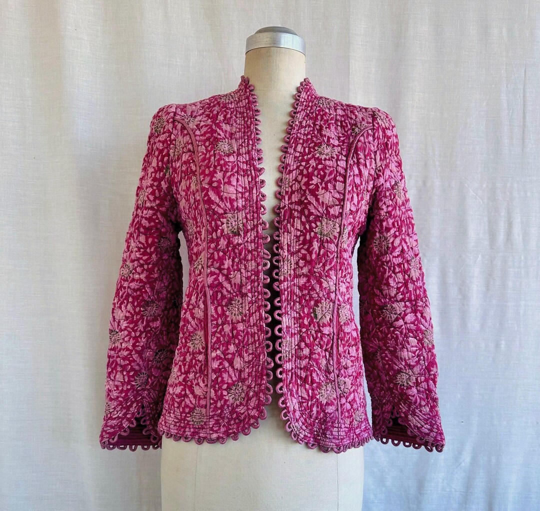 Vintage 70's Phool Indian Boho Cotton Gauze Jacket / Ethnic Hippie ...