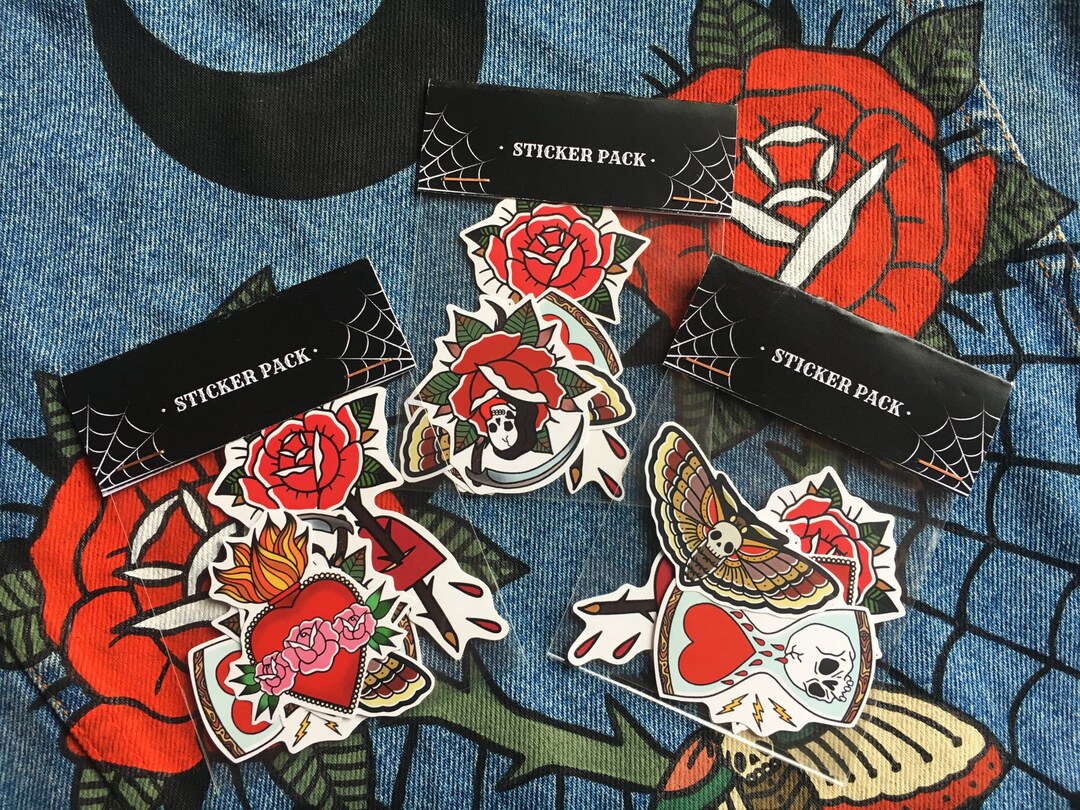 Tattoo Sticker Pack - Tattoo - Tattoos Stickers - Sticker - Custom ...