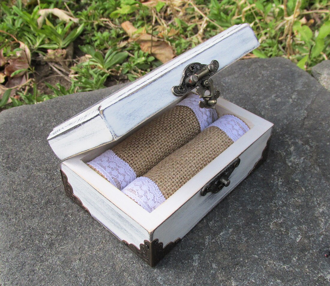 Wedding Ring Box for Ceremony Custom Wedding Ring Box Ring - Etsy