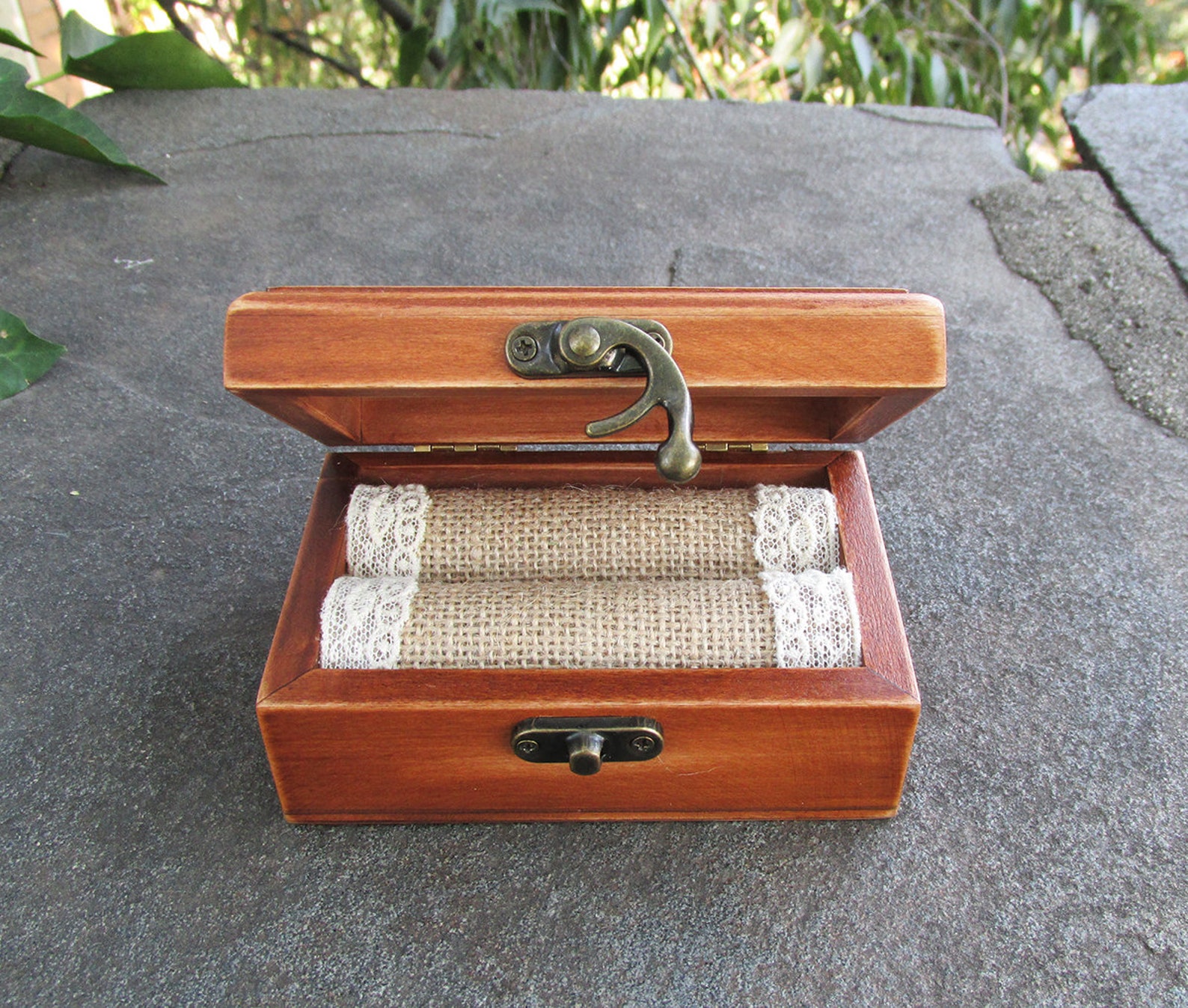 Personalized Wedding Ring Box,custom Wedding Ring Box, Ring Bearer Box ...