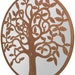 Small Tree Design Round Garden Mirror 60 X 60 CM 2ft X 2ft - Etsy UK