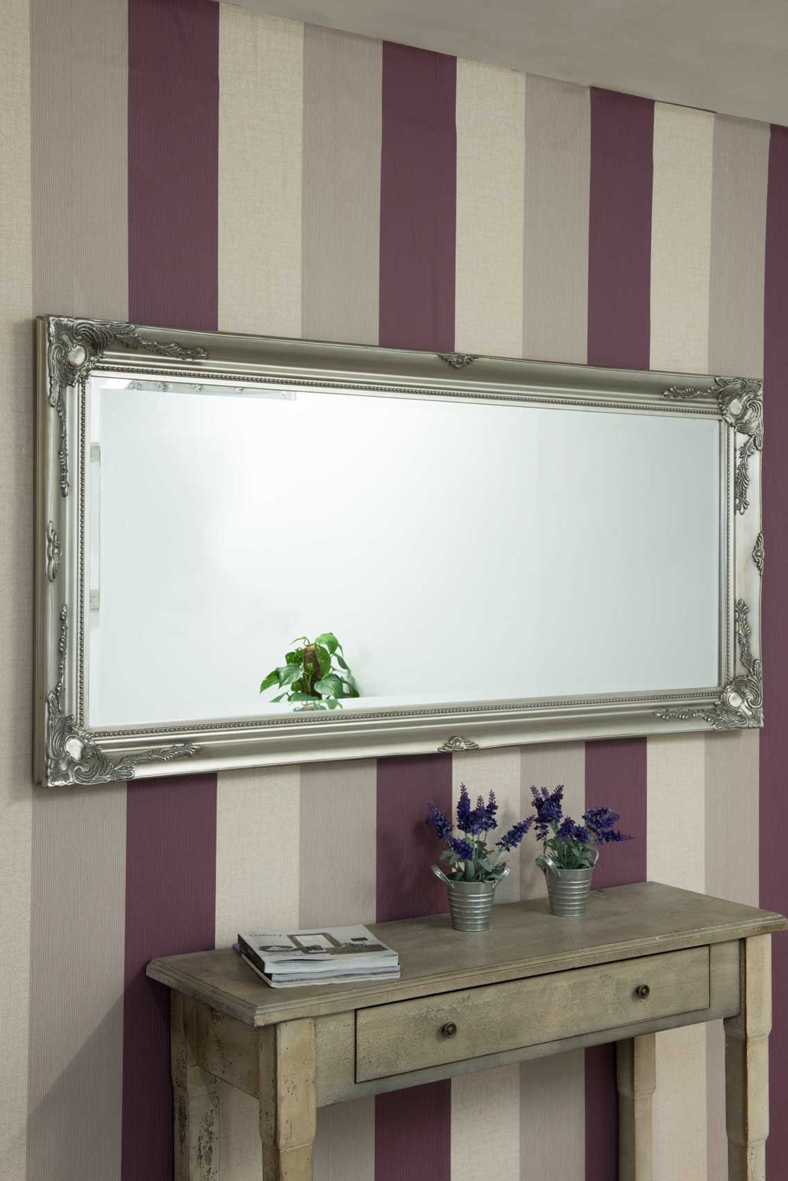 Buxton Silver Full Length Mirror 170cm X 79cm - Etsy UK
