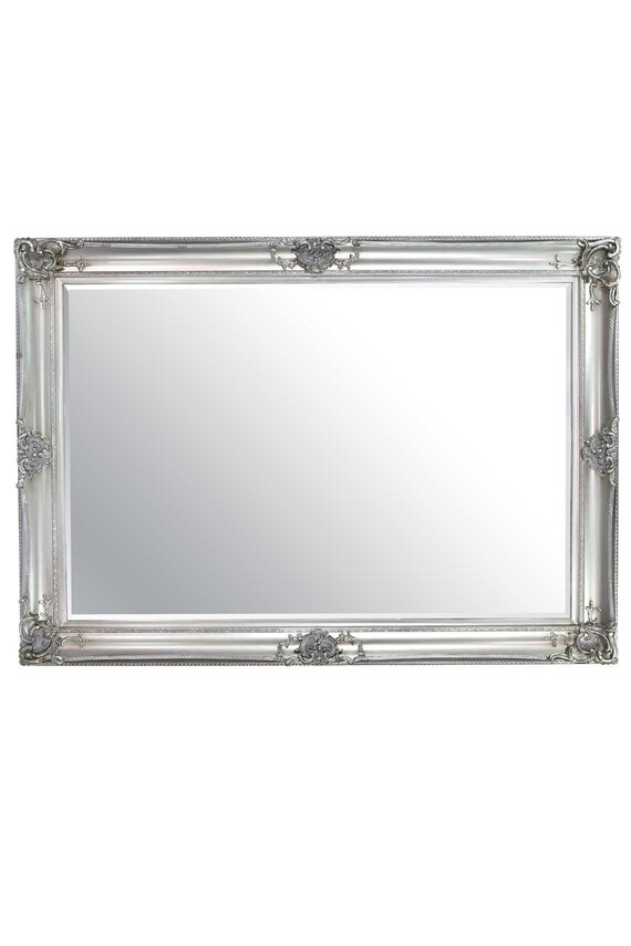 Beautiful Large Silver Decorative Ornate Wall Mirror 7ft X 5ft - Etsy