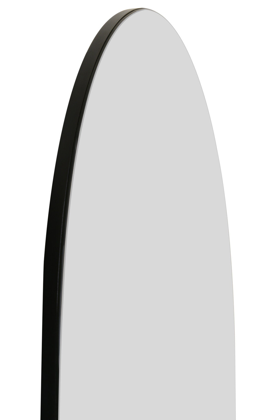 Mirroroutlet the Arcus Frameless Arched Leaner Wall Mirror - Etsy UK