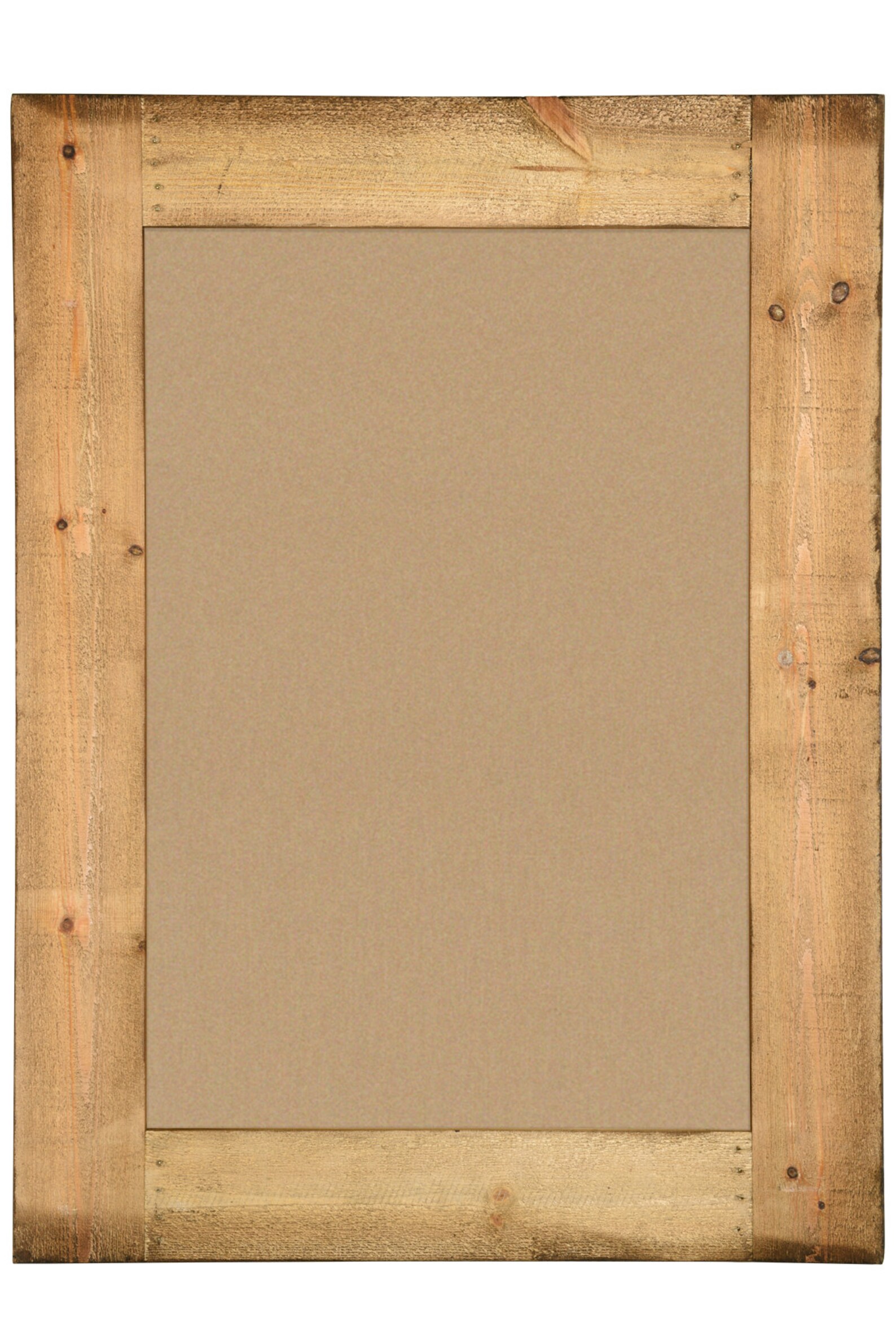 Large Rustic Natural Solid Wood Brown Wall Mirror 4ft X 3ft | Etsy UK