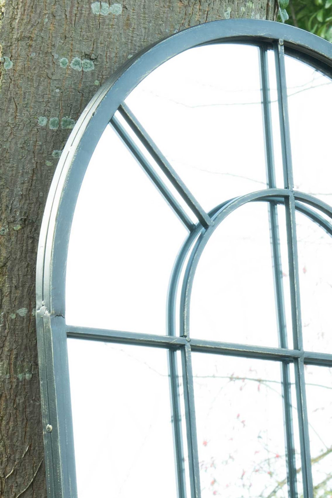 Large New Black Multi Panelled Arched Window Garden Outdoor - Etsy UK