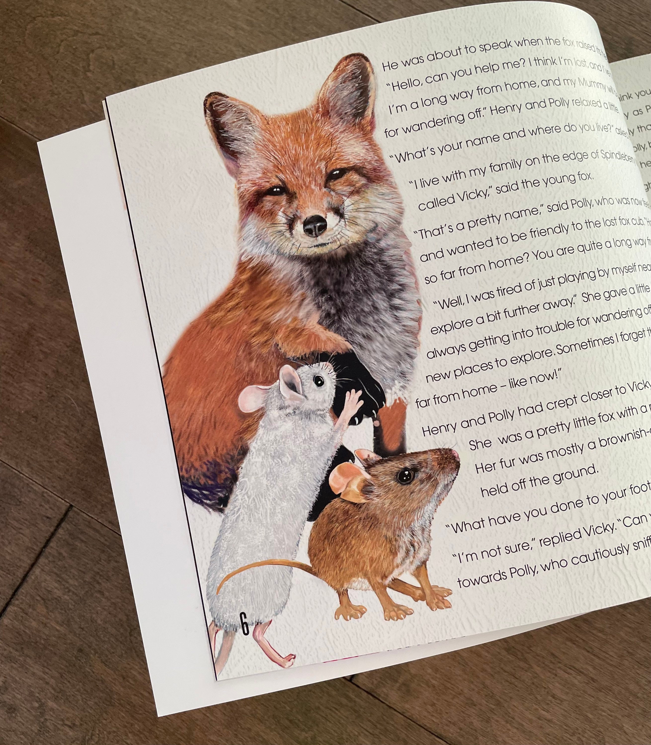 Illustrated Childrens Book, Mouse Adventures, Making Friends, Gift for ...